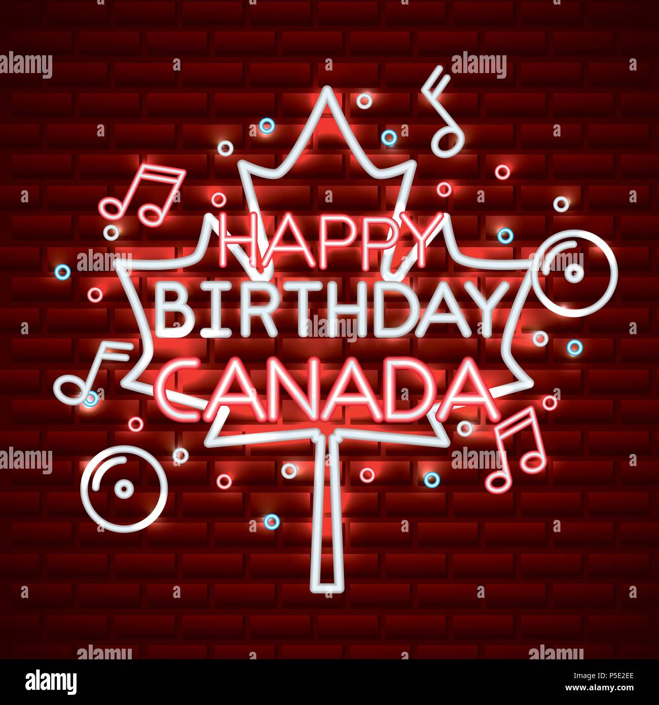 Canadian music Stock Vector Images - Alamy