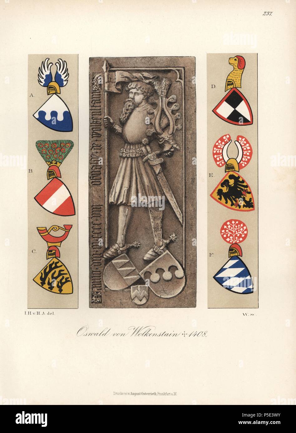 Heraldry 18th century illustration hi-res stock photography and images ...