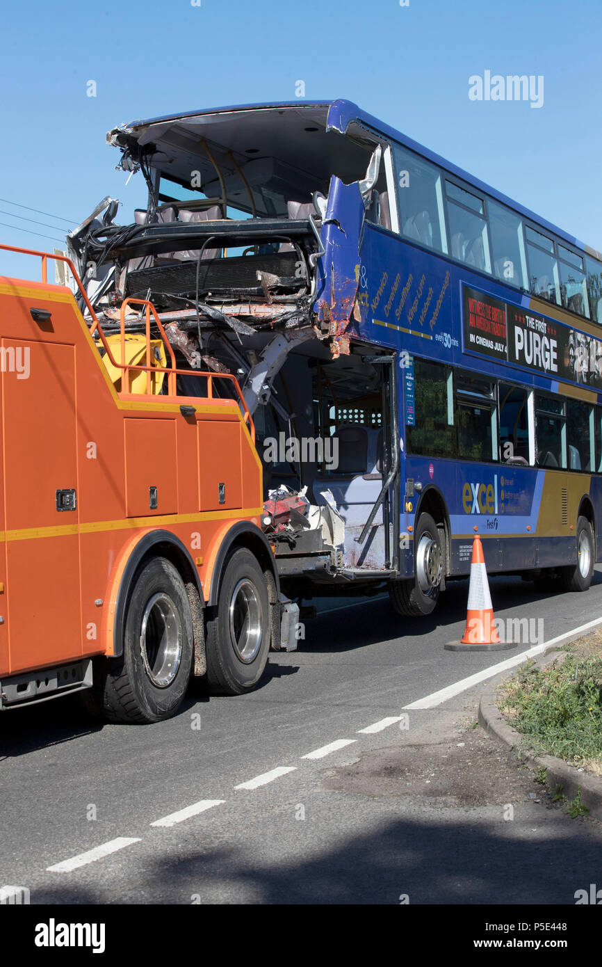 Lorry on a47 thorney toll hi-res stock photography and images - Alamy
