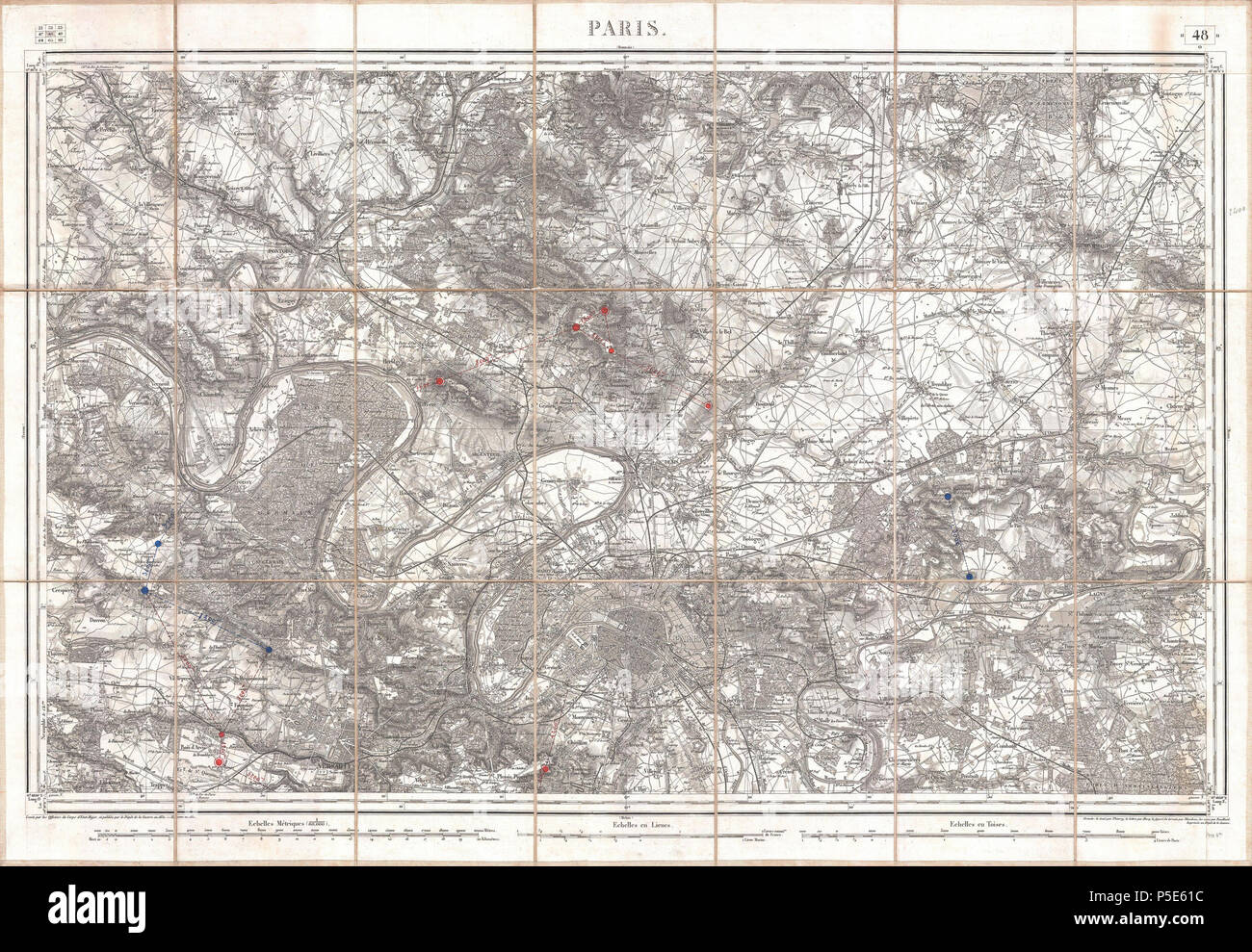 Paris. English: An extremely attractive mid 19th century military ...