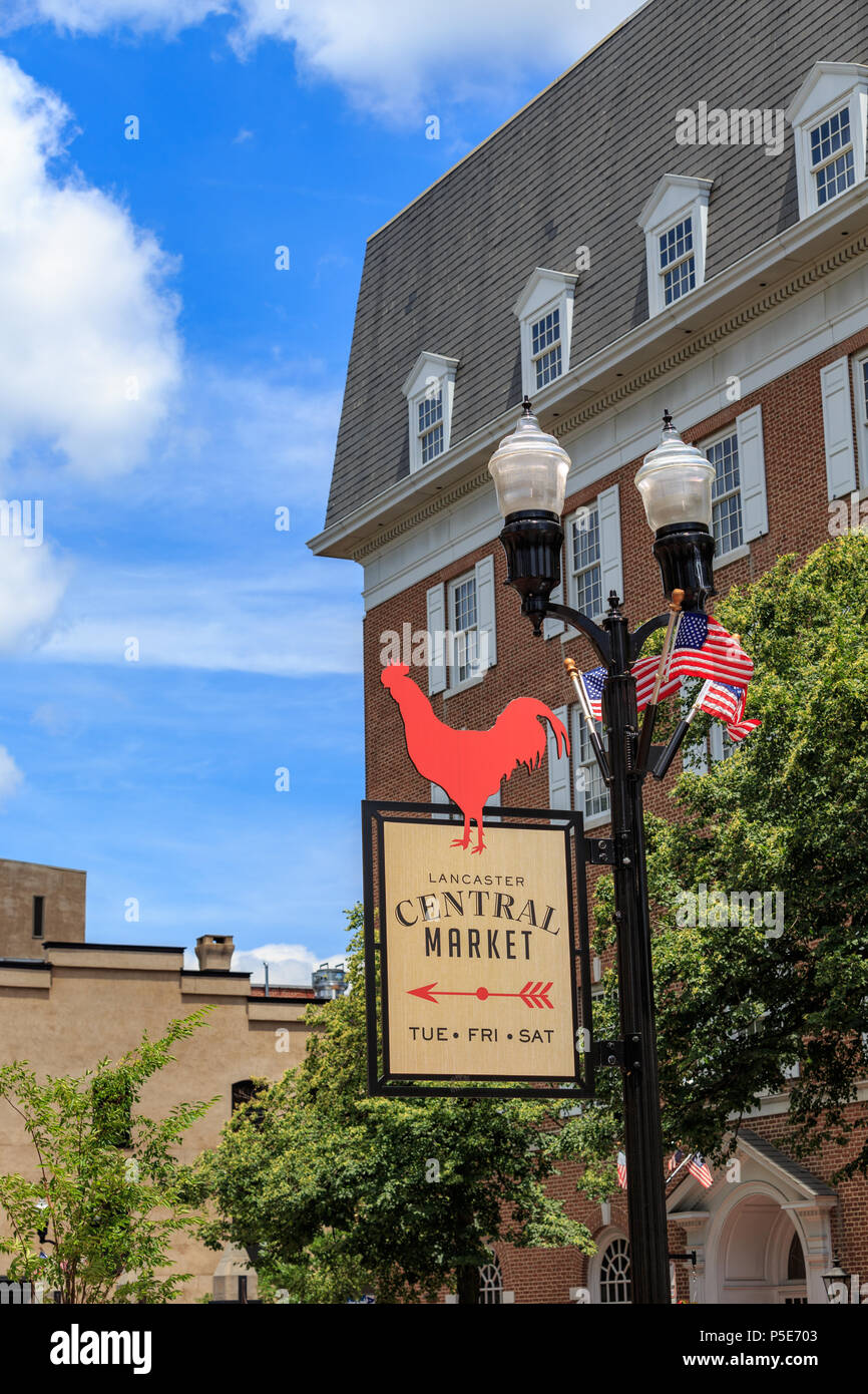 Historic downtown lancaster sign hi-res stock photography and images ...