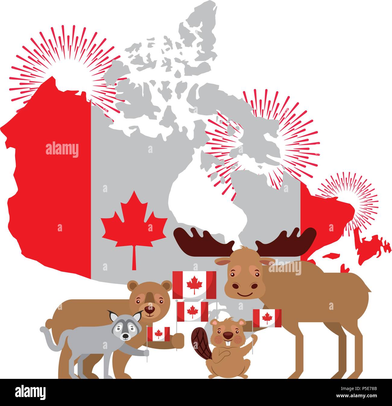 Vintage world map animals Stock Vector Images - Alamy