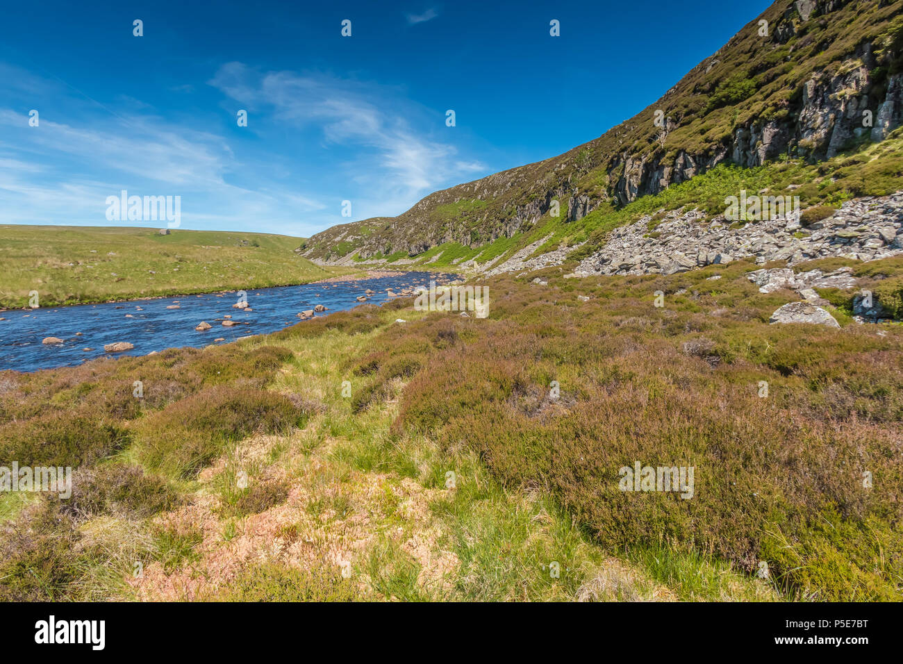 North Pennines AONB Landscape, the Pennine Way long distance footpath ...