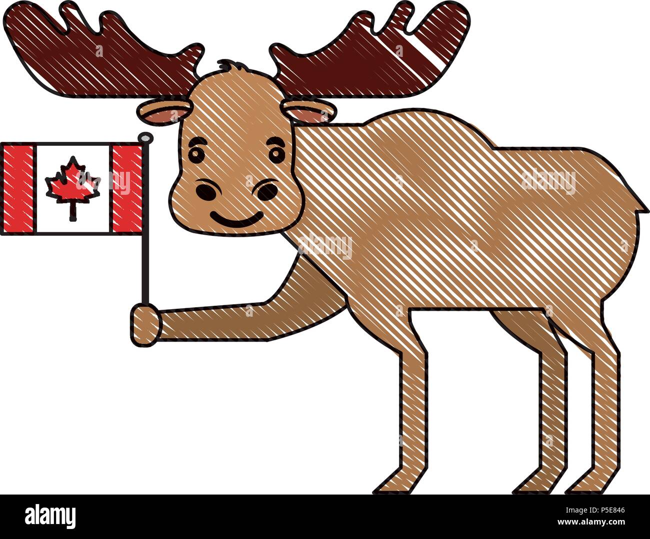 Canadian mammals Stock Vector Images - Alamy