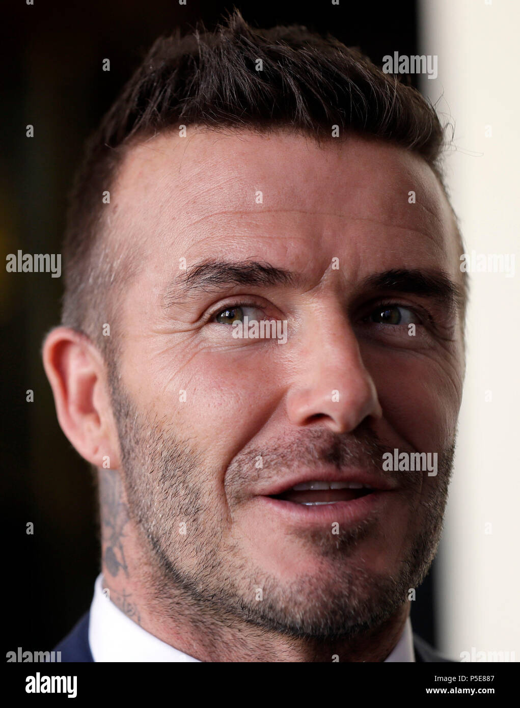 Young david beckham hi-res stock photography and images - Alamy