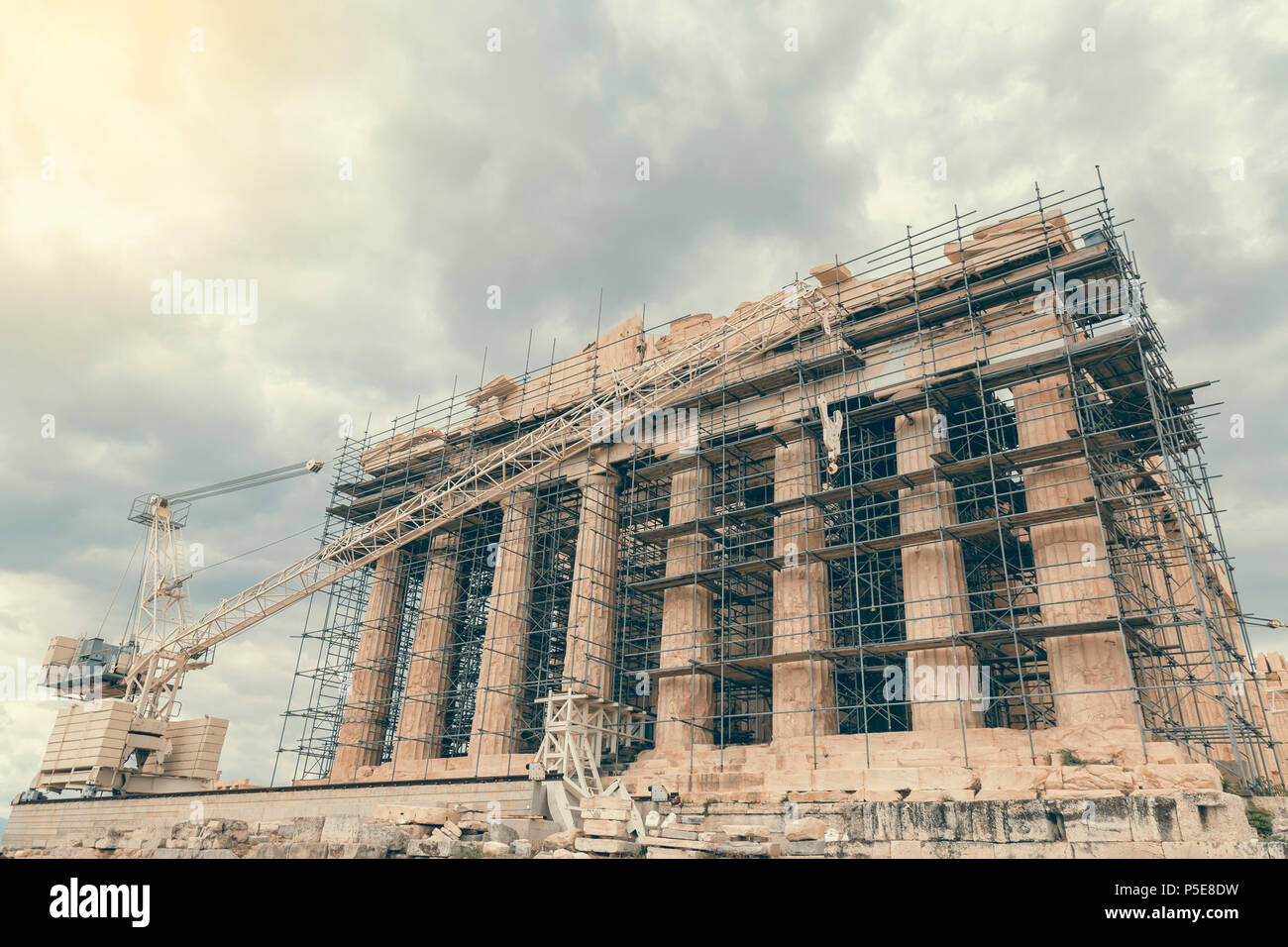 Parthenon reconstruction hi-res stock photography and images - Alamy