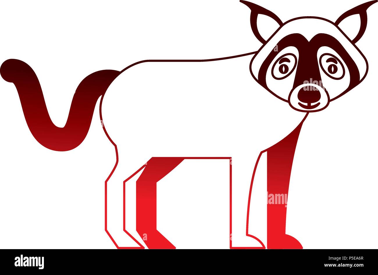 wolf beast creature animal image vector illustration neon Stock Vector ...