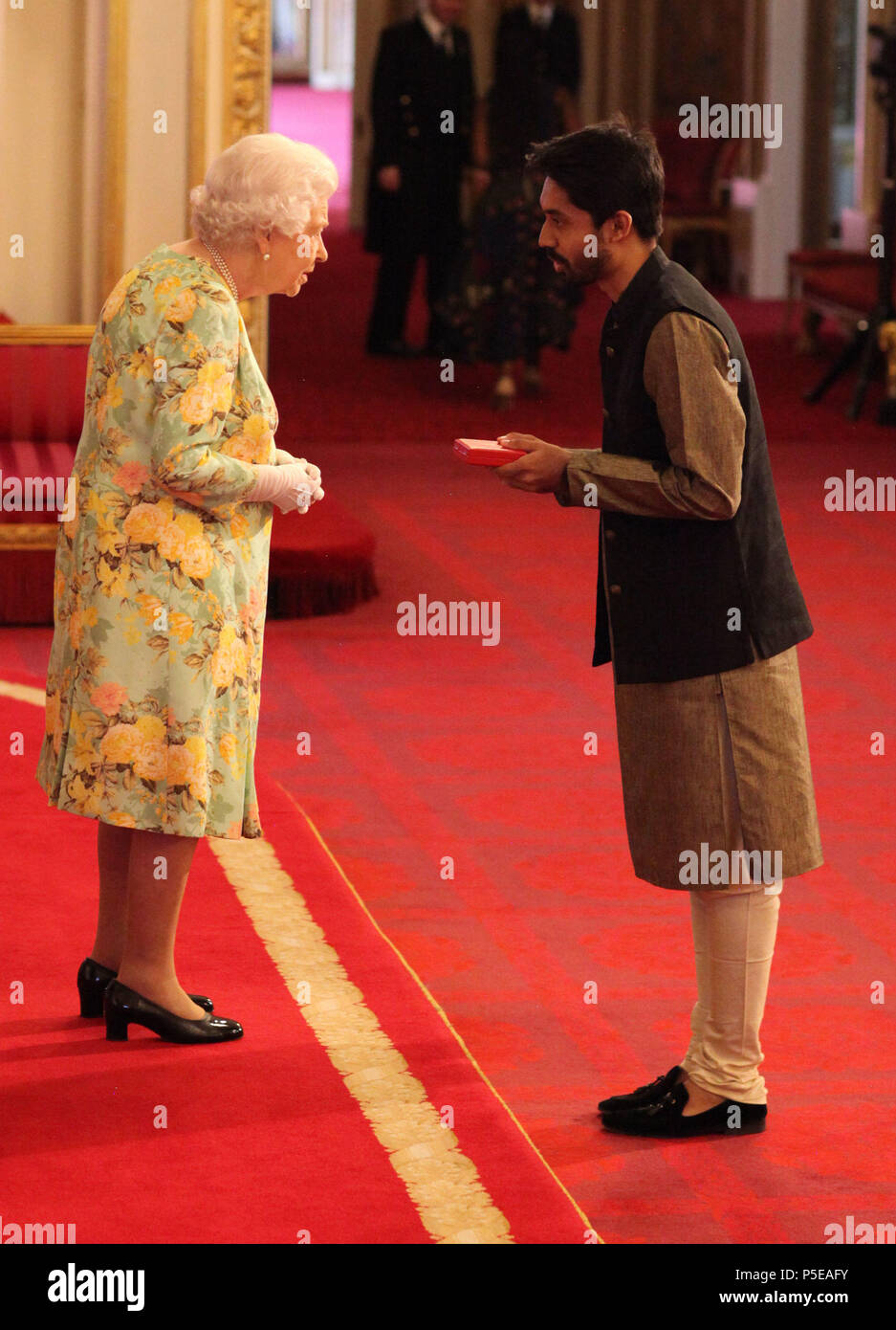 Mr. Ayman Sadiq from Bangladesh receives his Young Leaders Award from ...