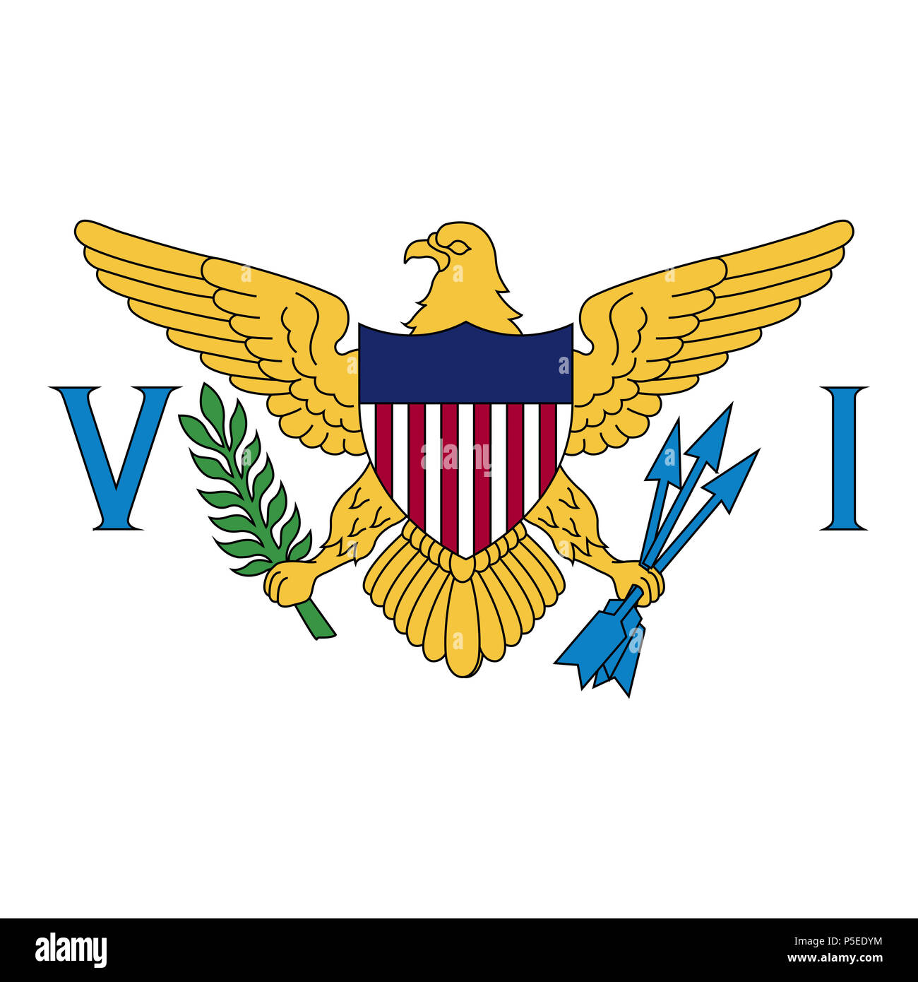 Virgin islands icon hi-res stock photography and images - Alamy