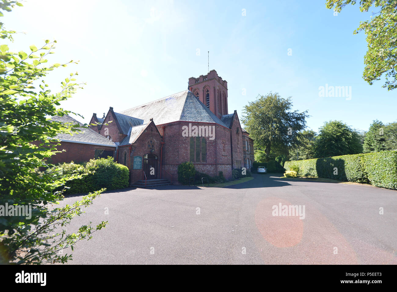 St. George's and St.Andrew's Church, Maghull, Merseyside Stock Photo ...