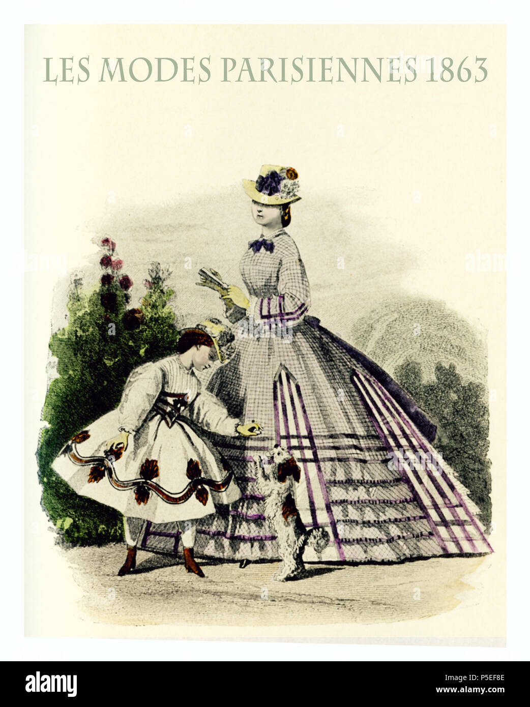 Vintage french art with dog hi-res stock photography and images - Alamy