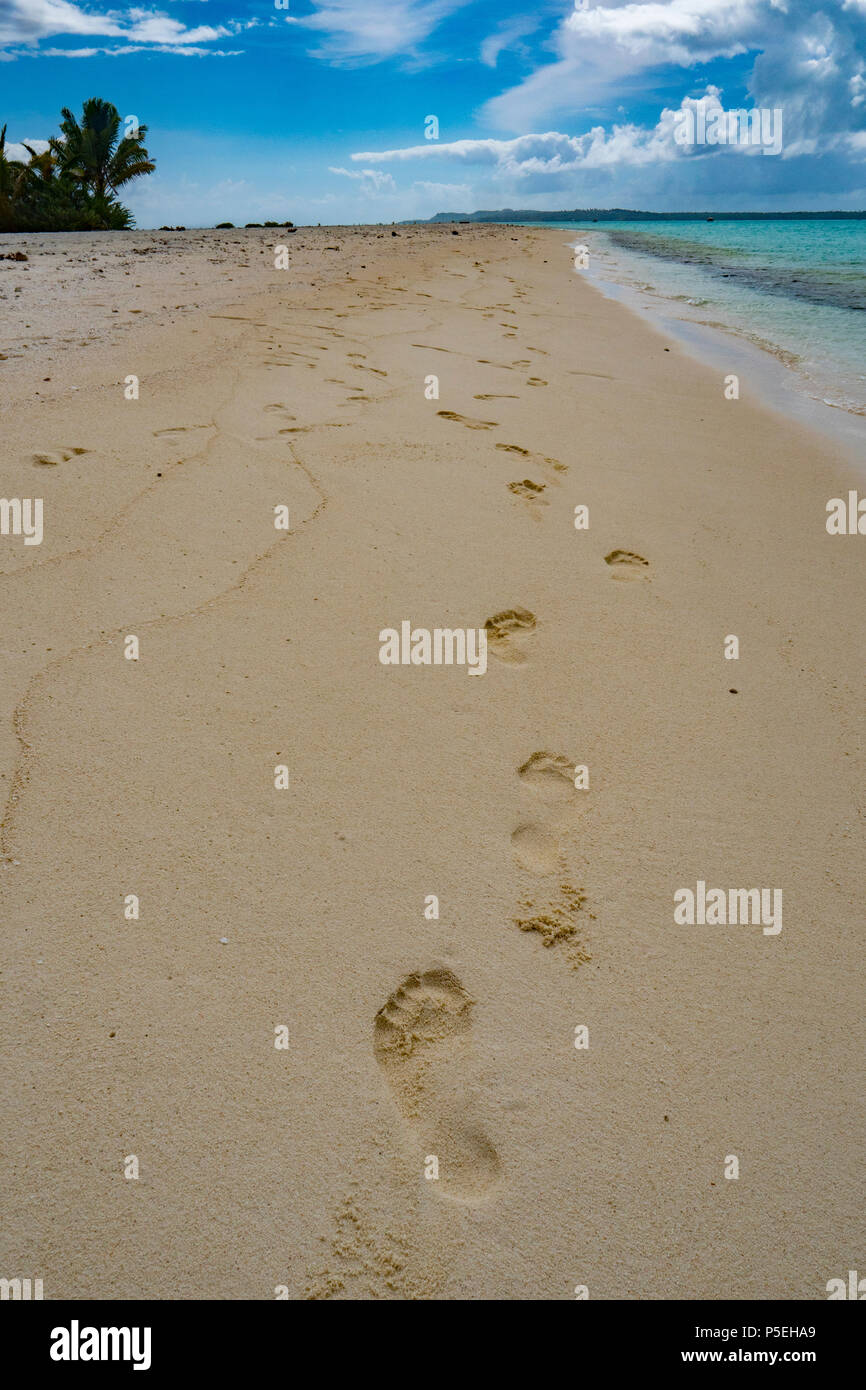 Honeymoon Island, Aitutaki, Cook Islands, South Pacific Stock Photo - Alamy