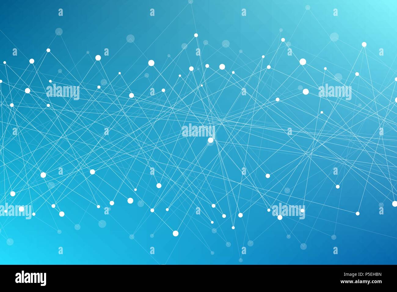 Geometrical modern background of flying triangles. Connected triangles ...