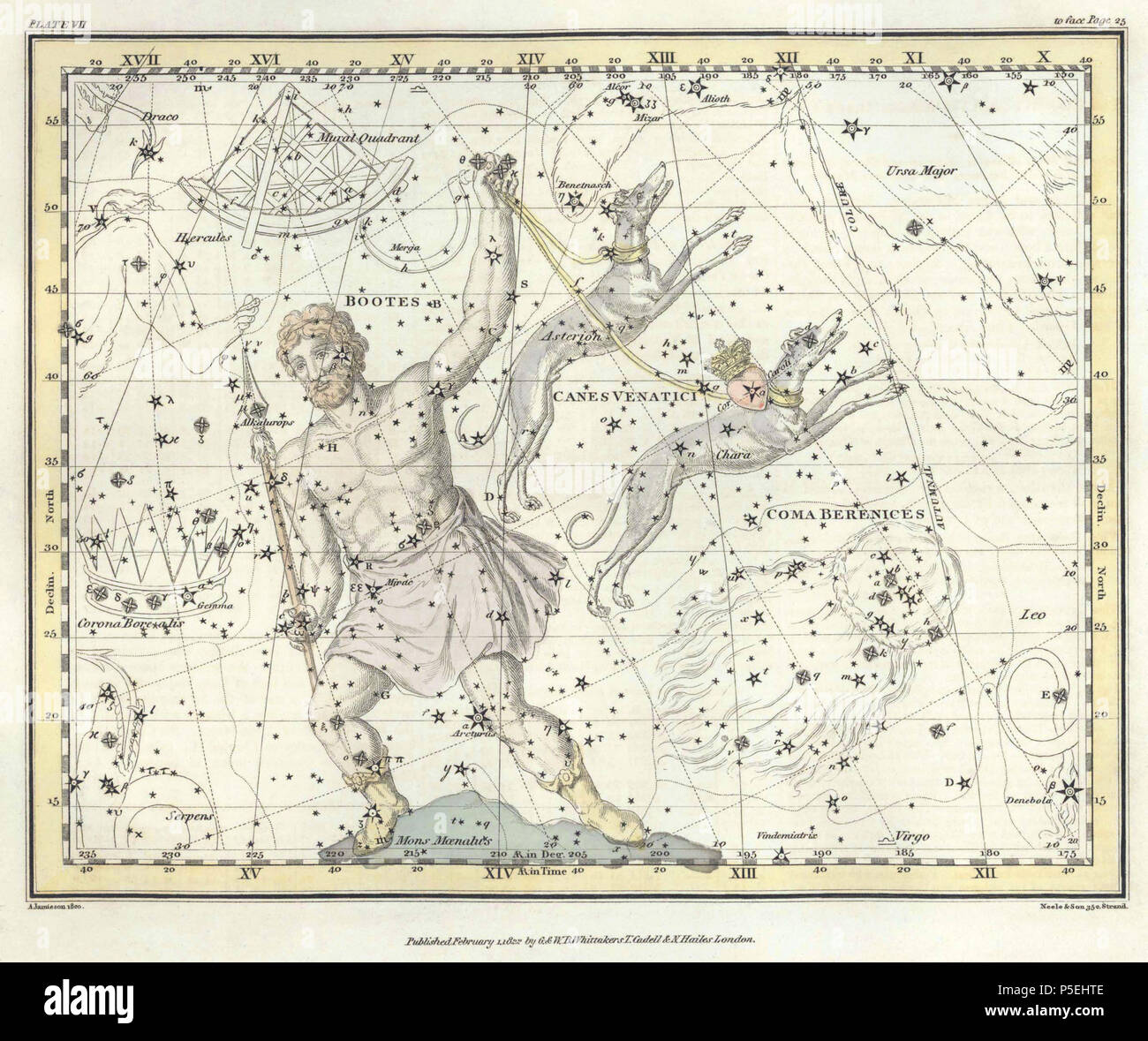 N/A. Plate 7 from A celestial atlas comprising a systematic display of ...
