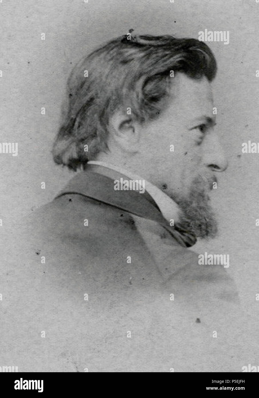 N/A. English: Portrait of English illustrator Charles Henry Bennett ...