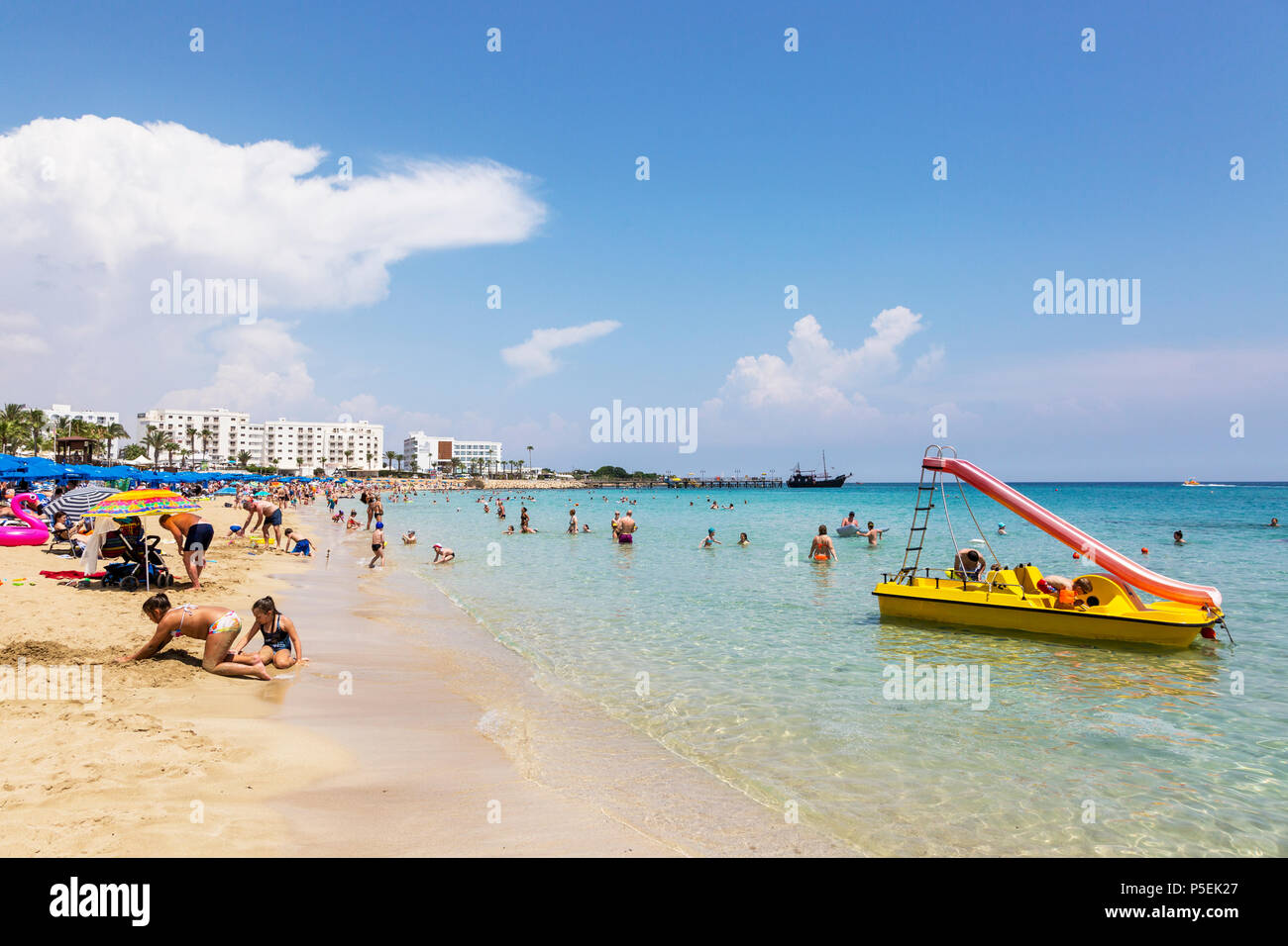 Cyprus protaras beach hi-res stock photography and images - Alamy