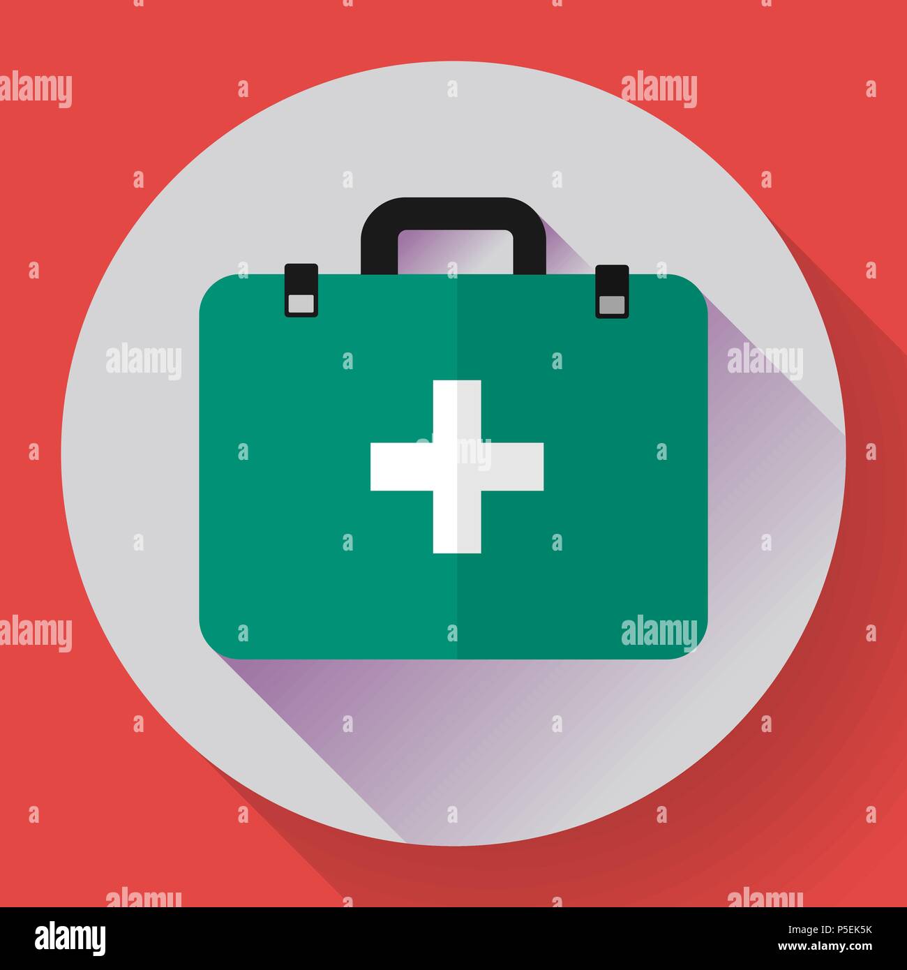 First aid briefcase Stock Vector Images - Alamy