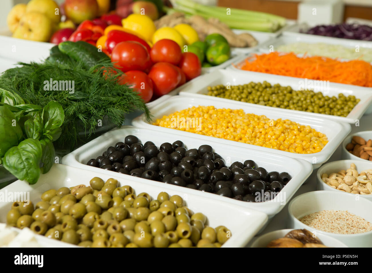 mixed vegetables background Stock Photo - Alamy