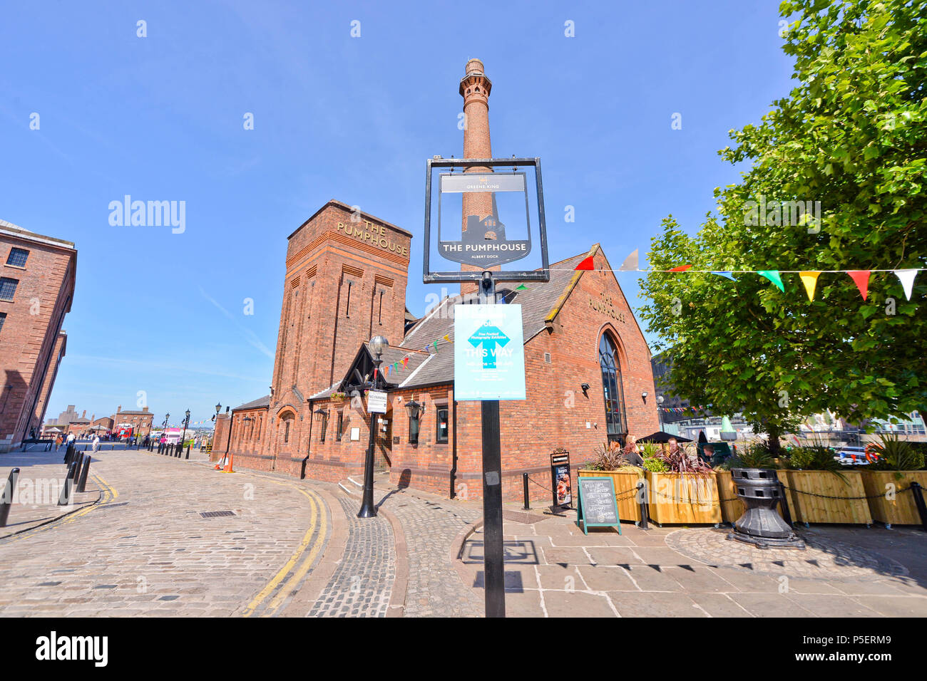 Liverpool in the summer Stock Photo - Alamy