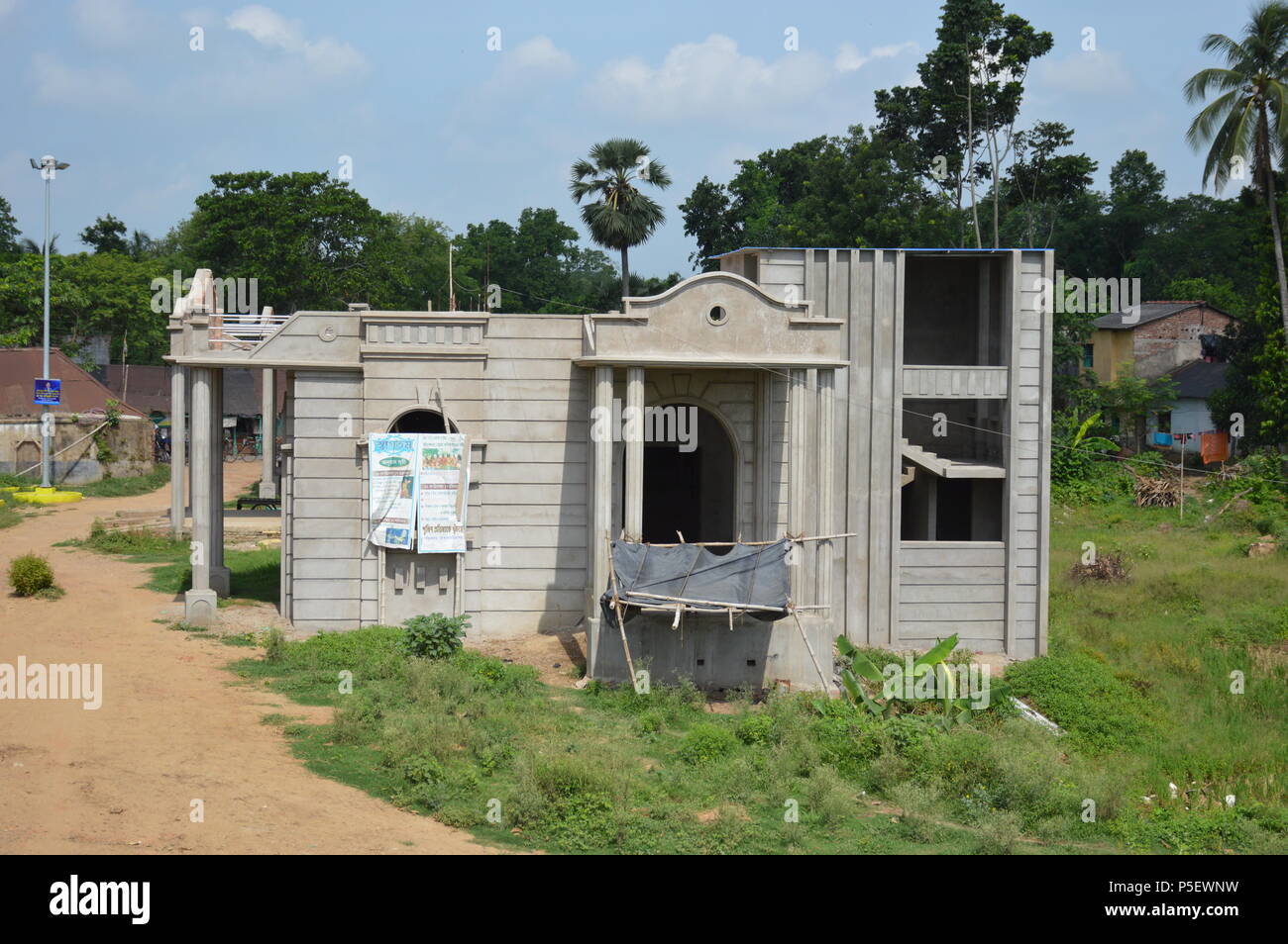 Govt. tourist lodge under construction at Garh Bhabanipur of ...