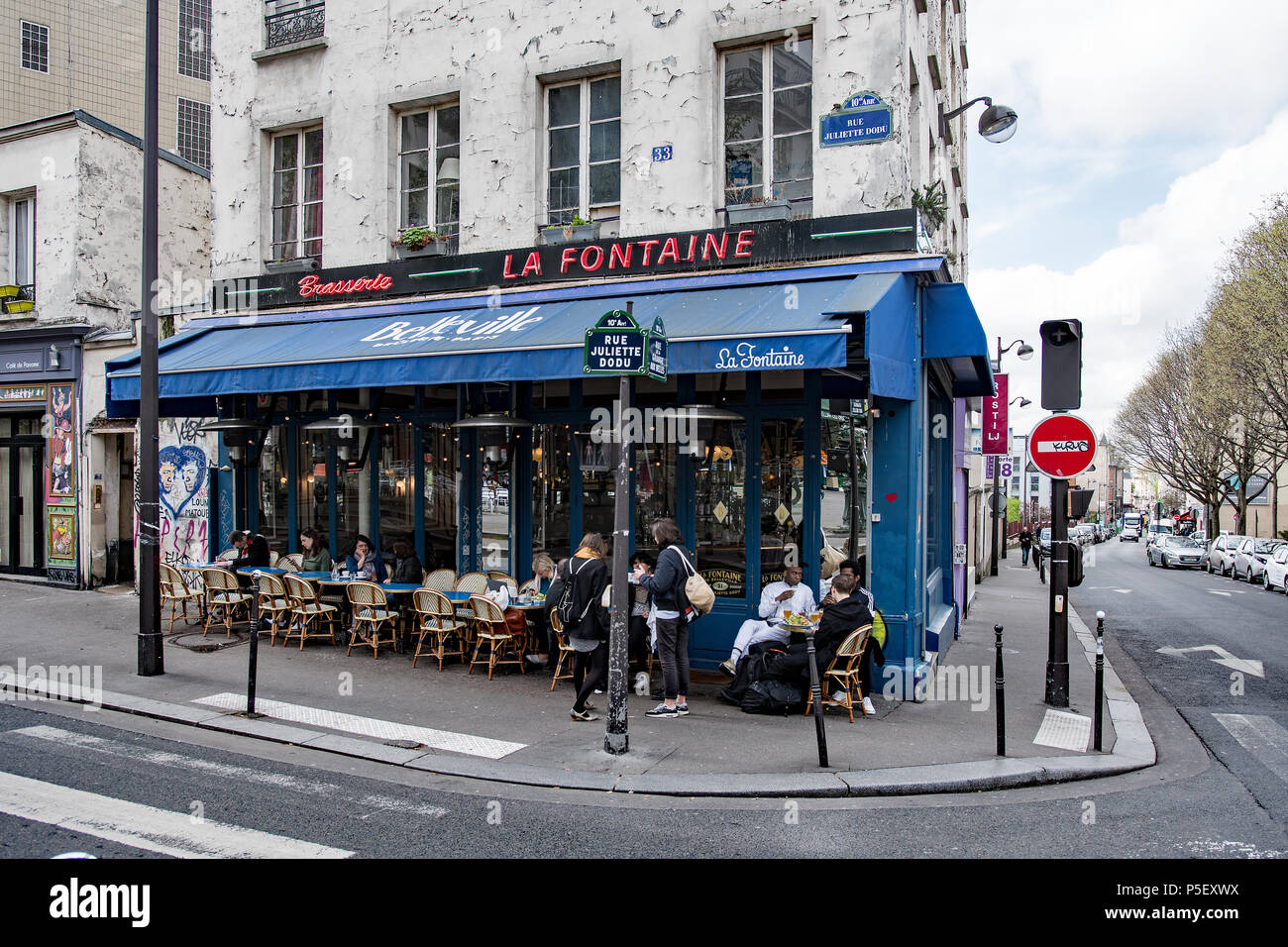 The French traditional cafe Stock Photo - Alamy
