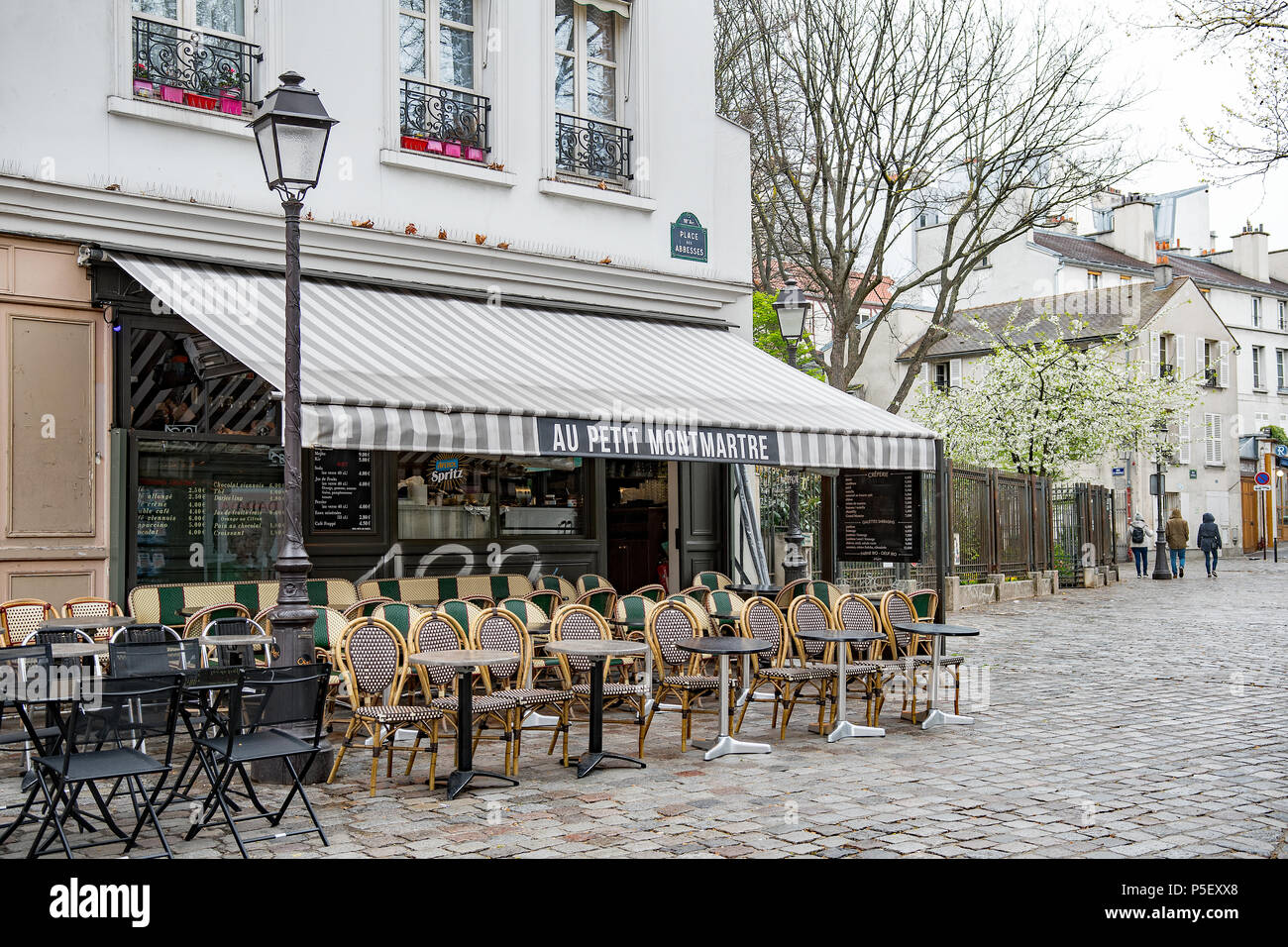 The French traditional café Stock Photo - Alamy