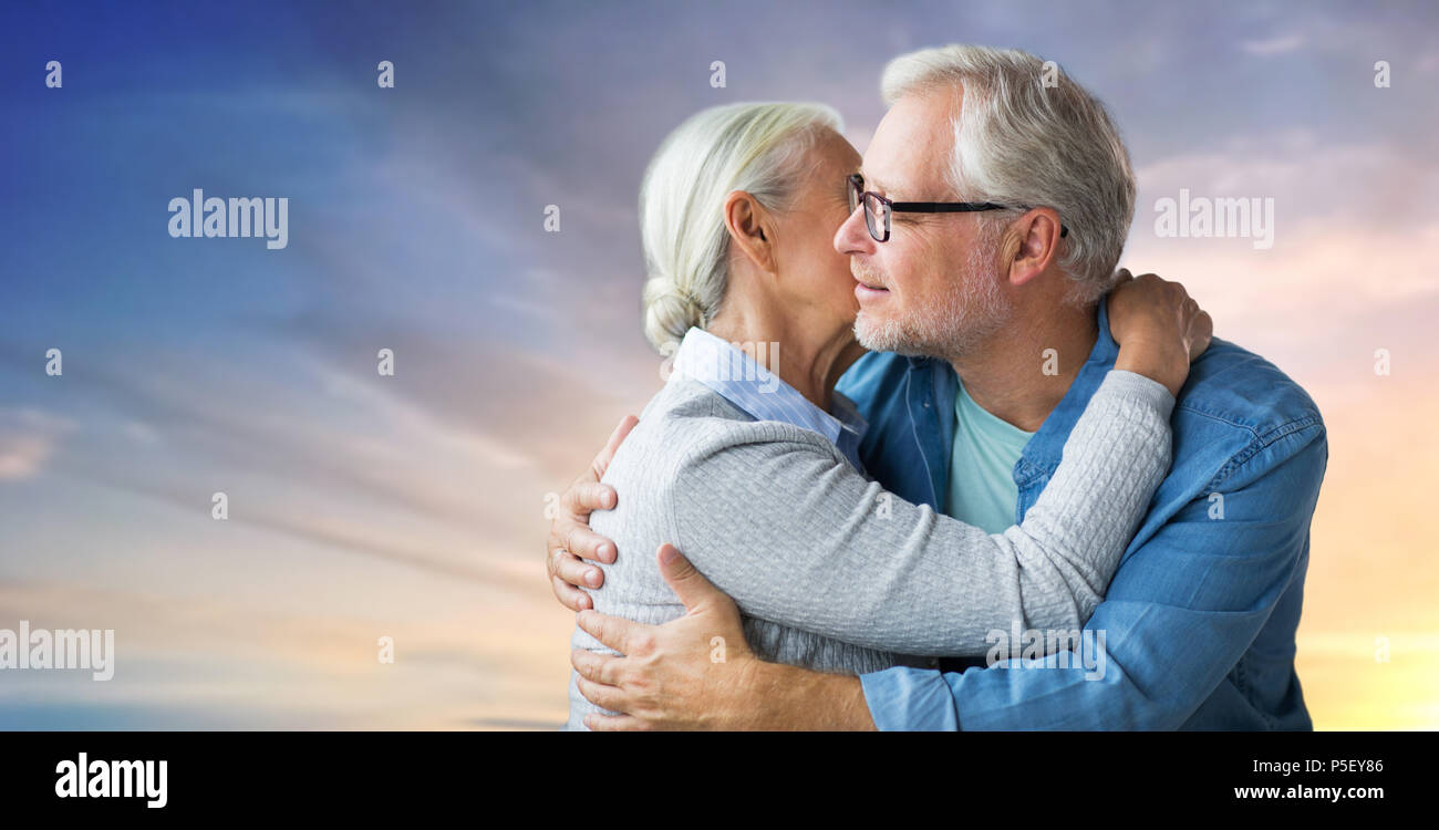Old man hugging hi-res stock photography and images - Alamy