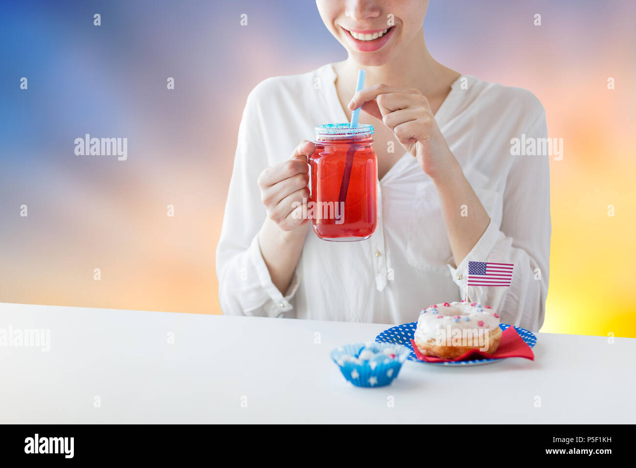 Celebrating american holiday hi-res stock photography and images - Alamy