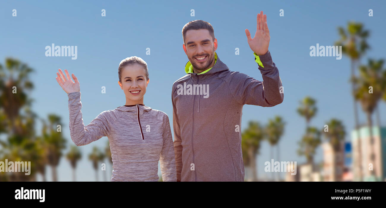 Waving sport hi-res stock photography and images - Alamy