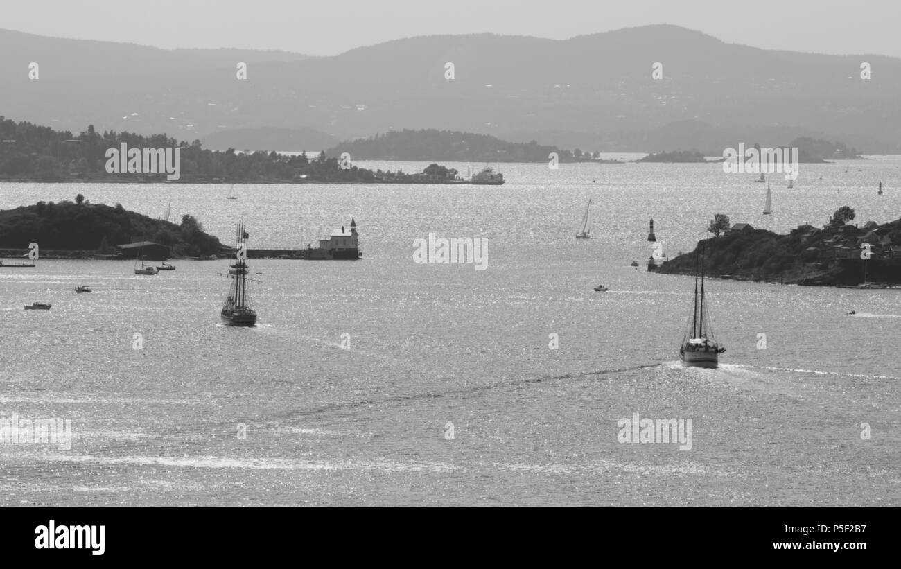 Oslo oslofjord Black and White Stock Photos & Images - Alamy
