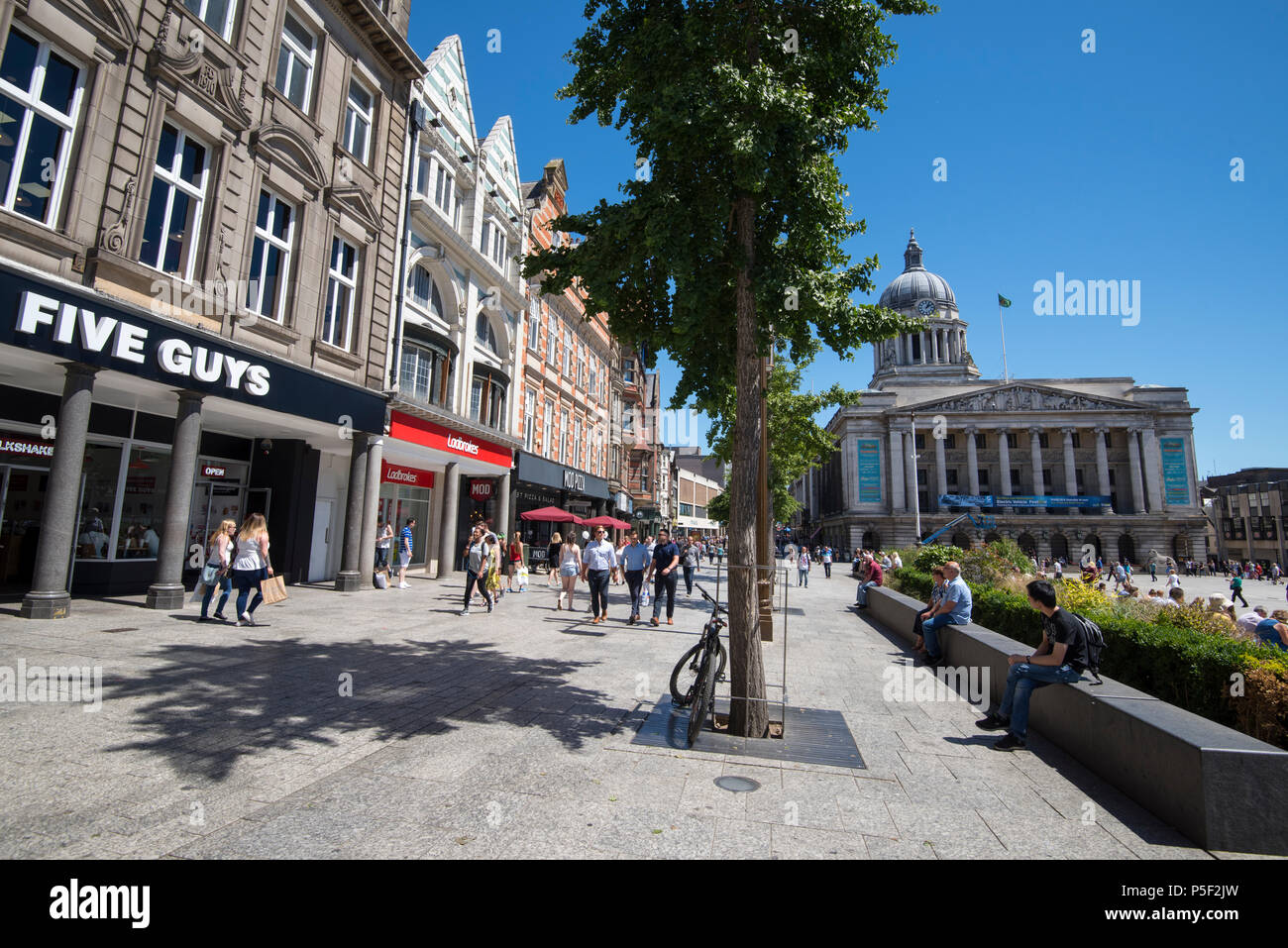 Long row nottingham hi-res stock photography and images - Alamy