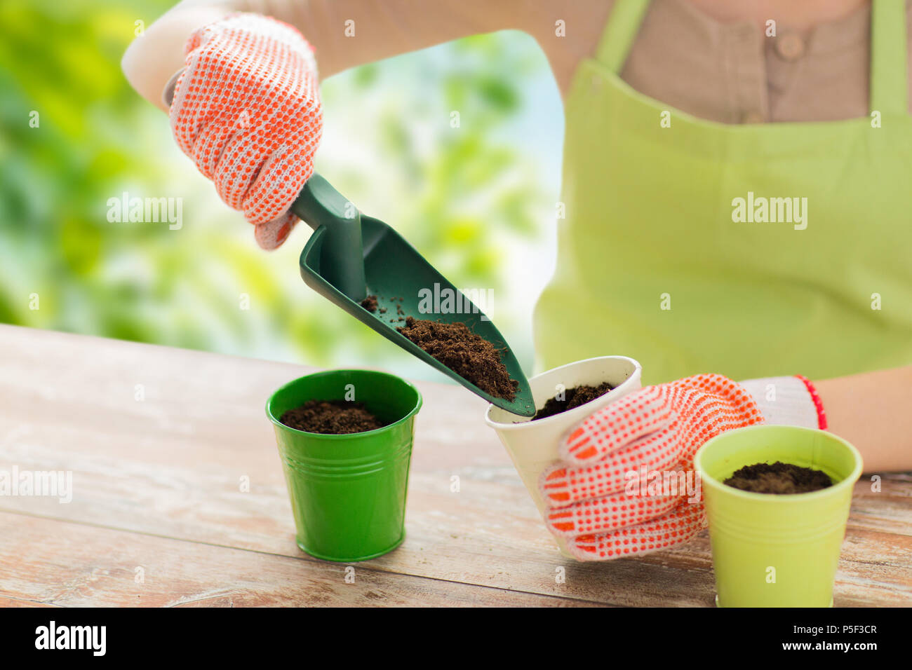 Adding soil hi-res stock photography and images - Alamy