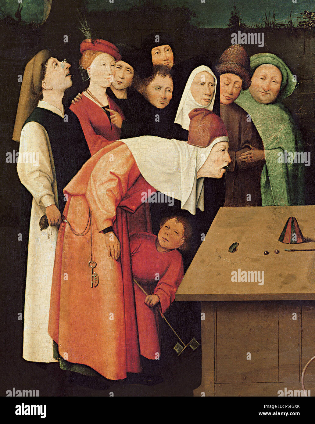 Hieronymus bosch painting the conjurer hi-res stock photography and ...