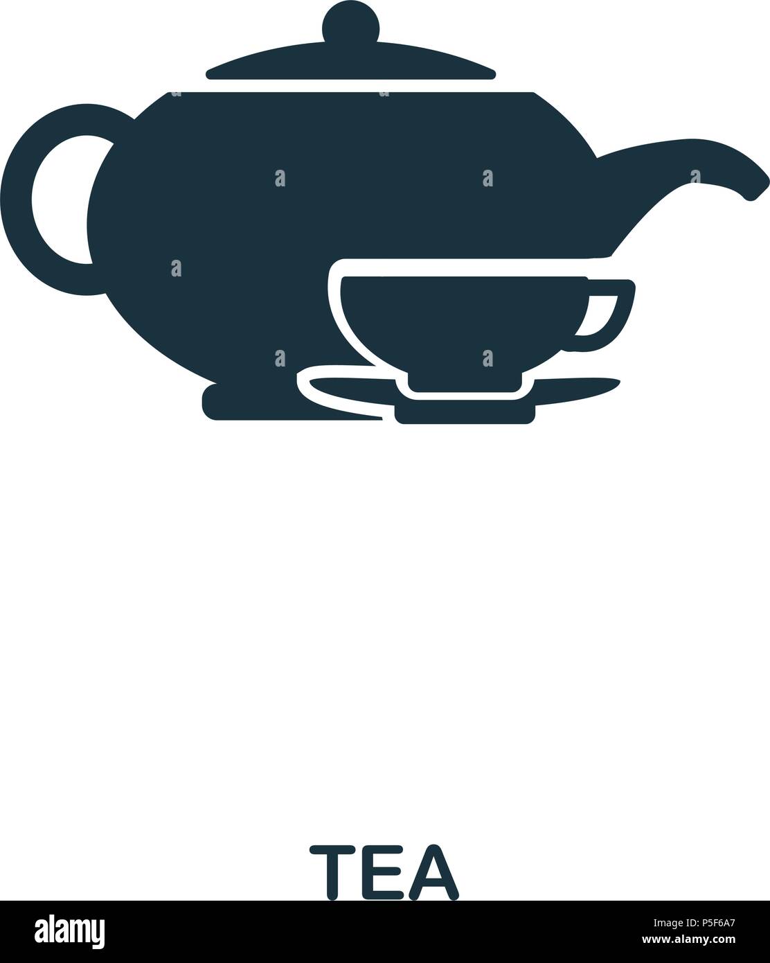 Tea icon. Line style icon design. UI. Illustration of tea icon ...