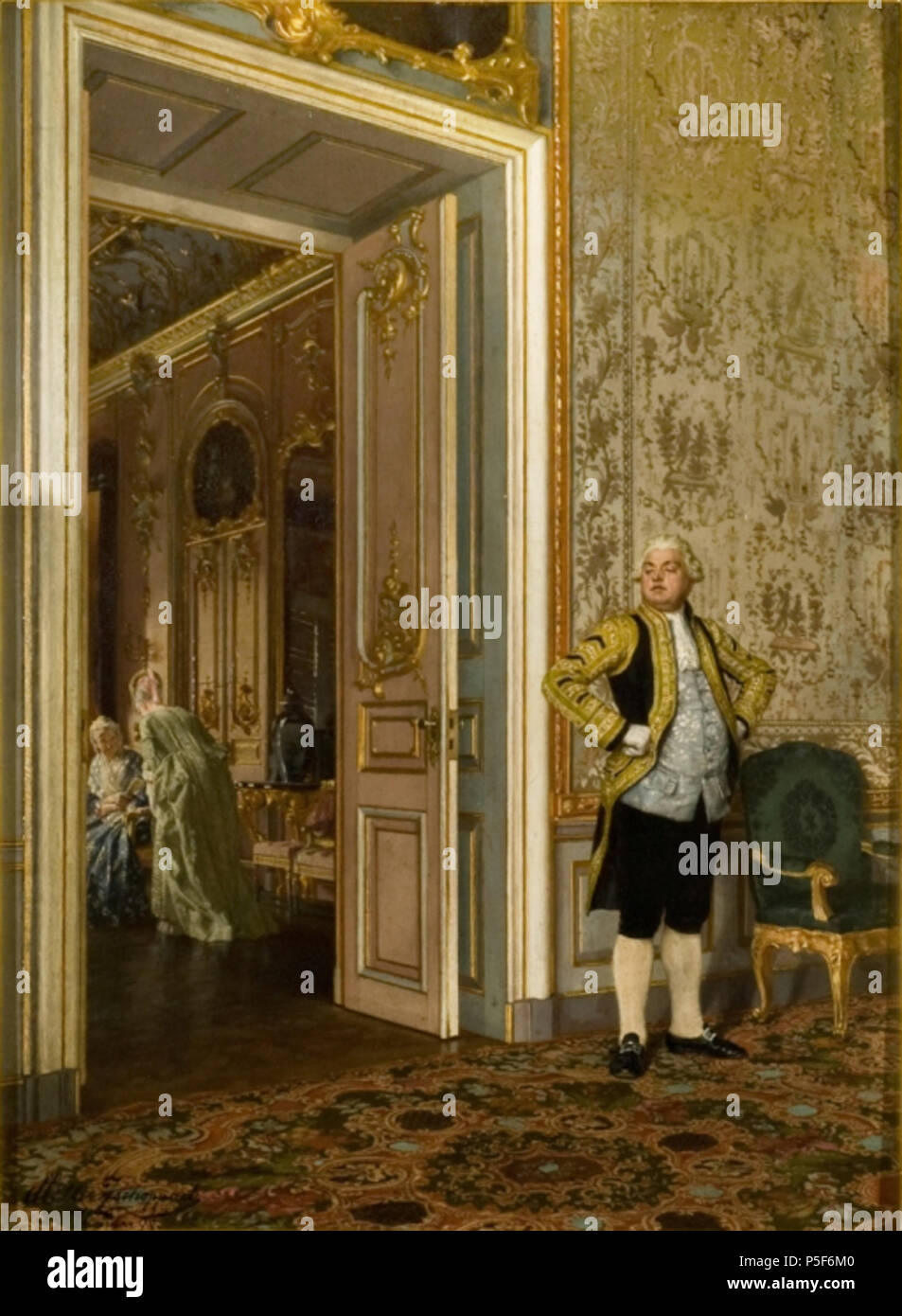 Rococo interior hi-res stock photography and images - Alamy