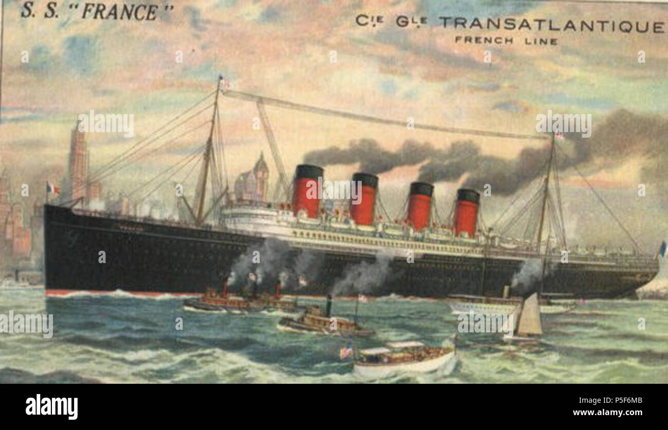 Ss france 1912 hi-res stock photography and images - Alamy