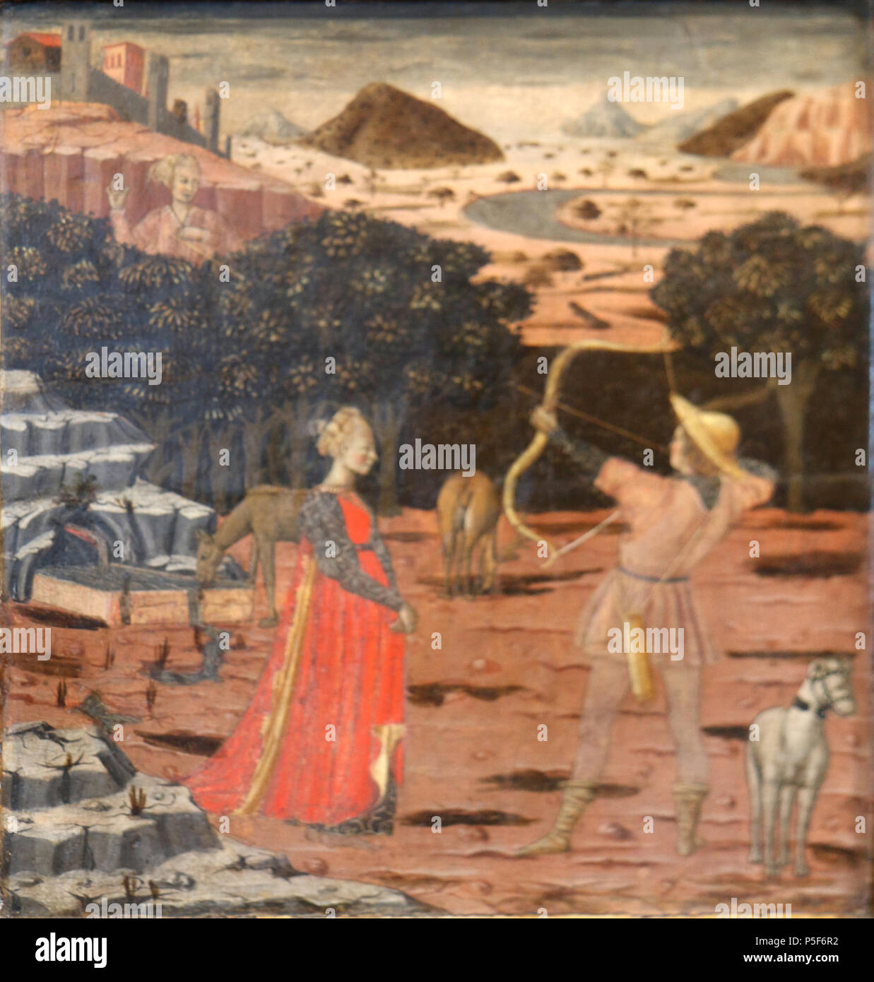 N/A. N/A 193 Bernardo di Stefano Rosselli - La mort de Procris Stock ...