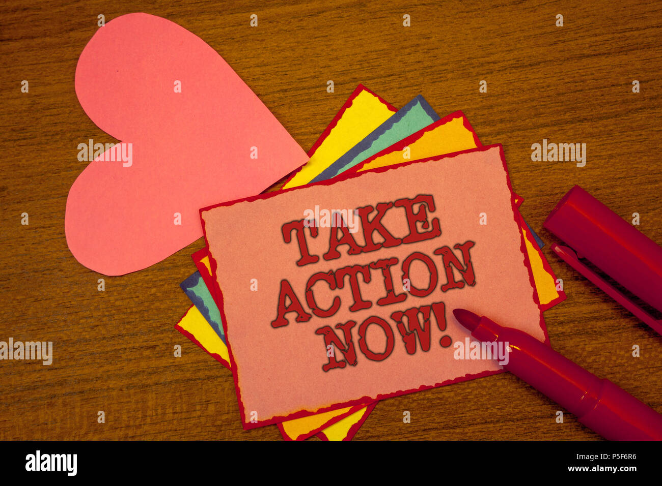 Handwriting text writing Take Action Now Motivational Call. Concept ...