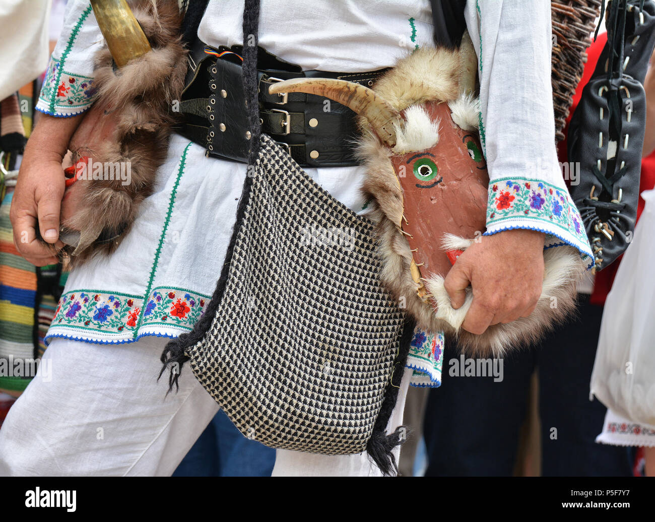 Beautiful traditional Romania costumes from Dobrogea , Romania Stock ...