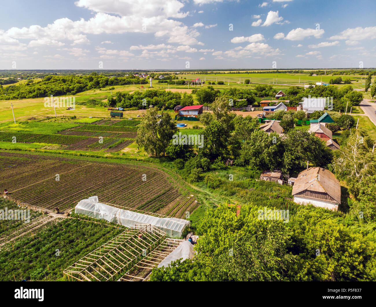 Russia farming village hi-res stock photography and images - Alamy
