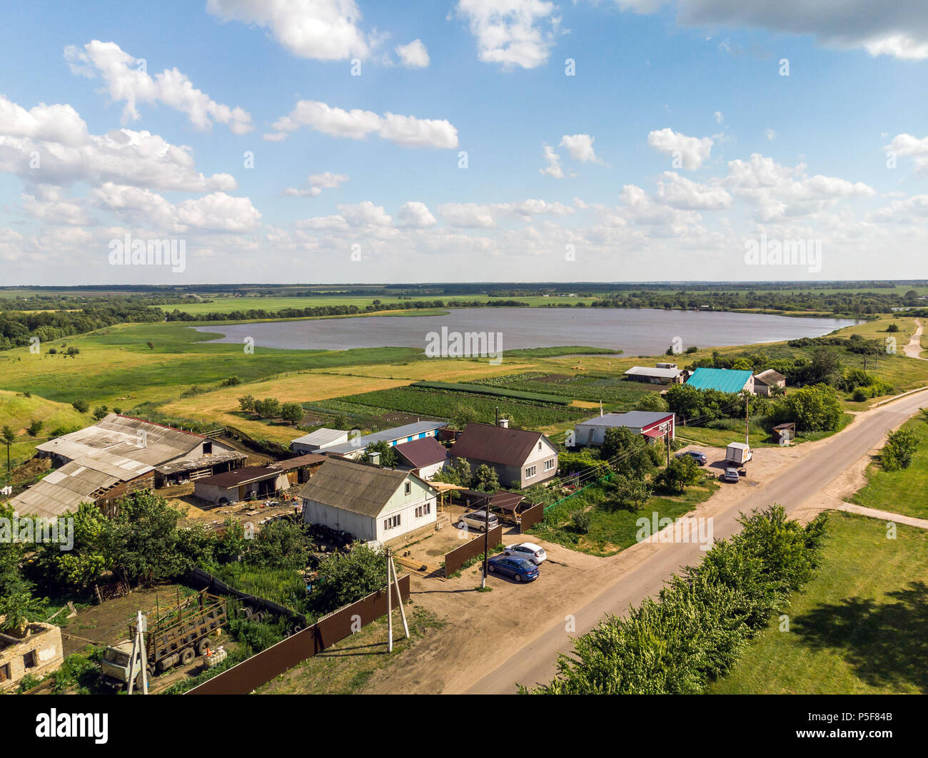 Russia farming village hi-res stock photography and images - Alamy