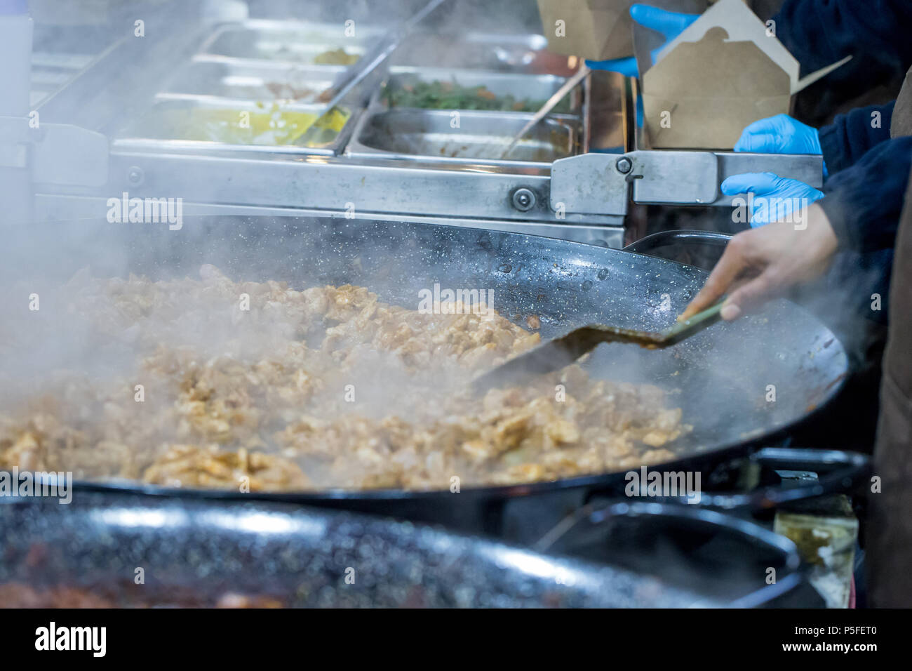 Serving hot hi-res stock photography and images - Alamy