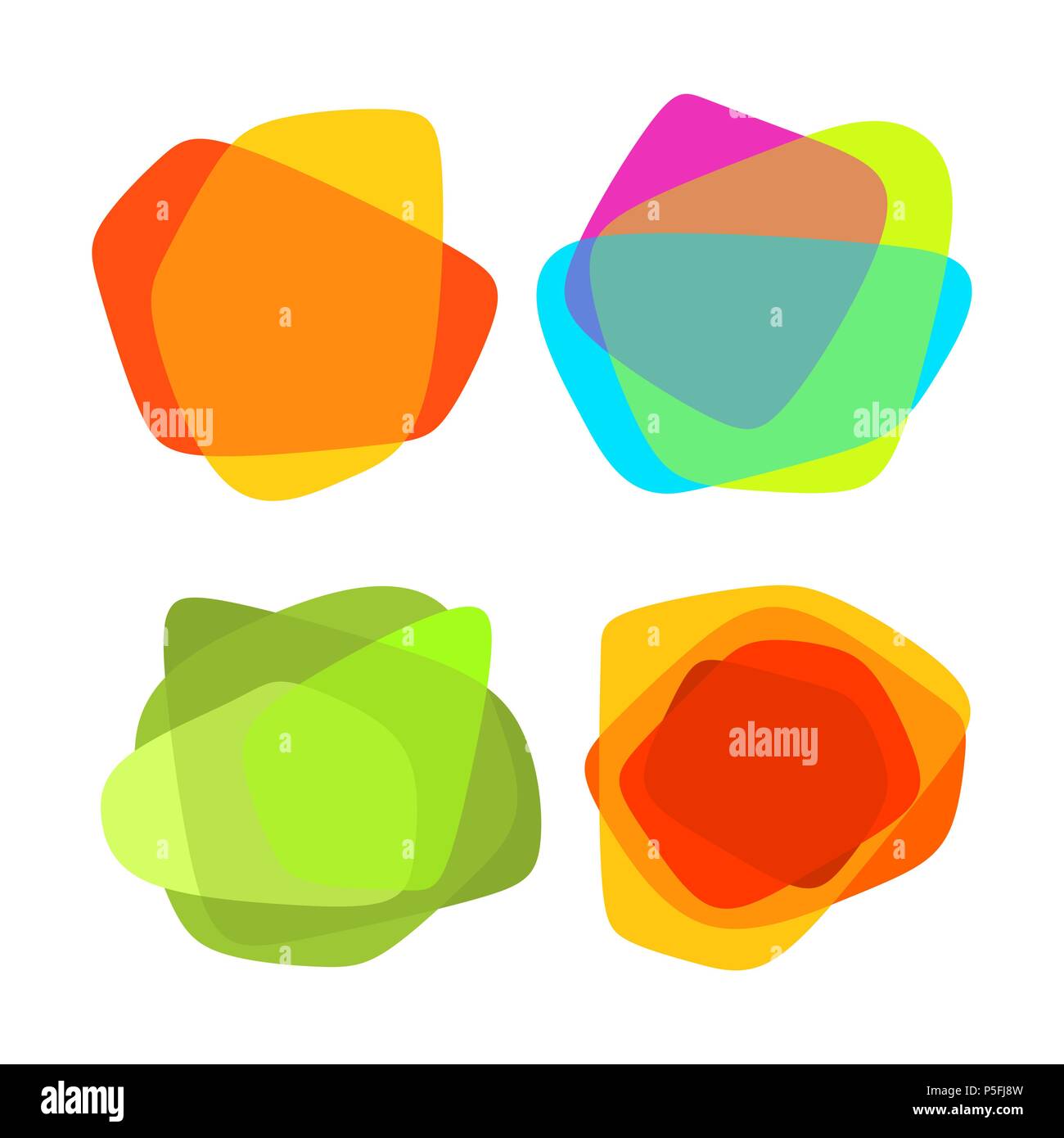 Set of colorful abstract backgrounds Stock Vector Image & Art - Alamy