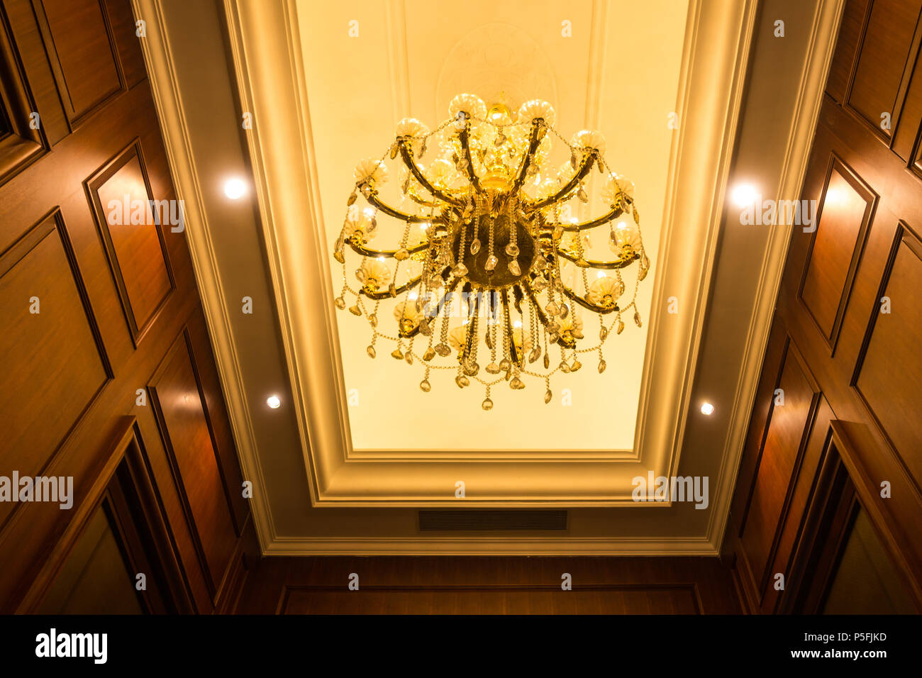 Interior Design of a Chinese Hotel Lobby Stock Photo - Alamy