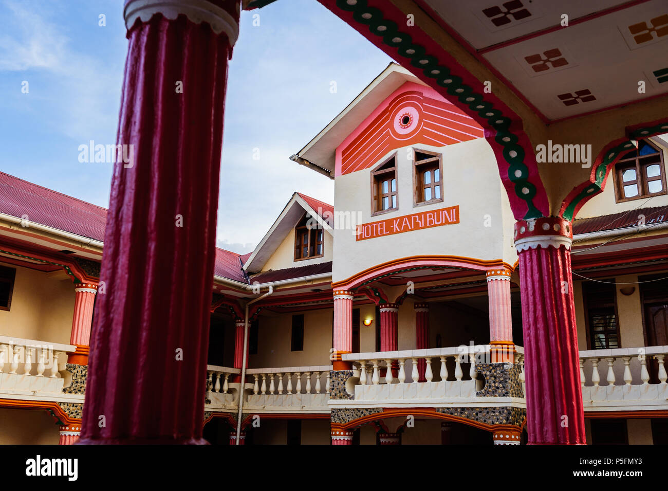 The Karibuni Hotel in Bunia, Ituri Province, Democratic Republic of ...