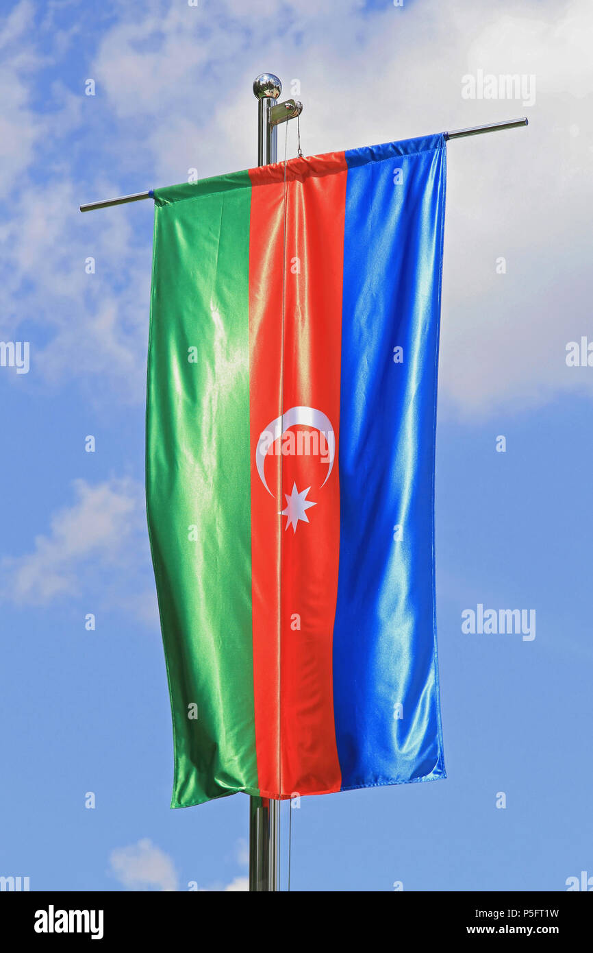 Azerbaijan official flag hi-res stock photography and images - Alamy