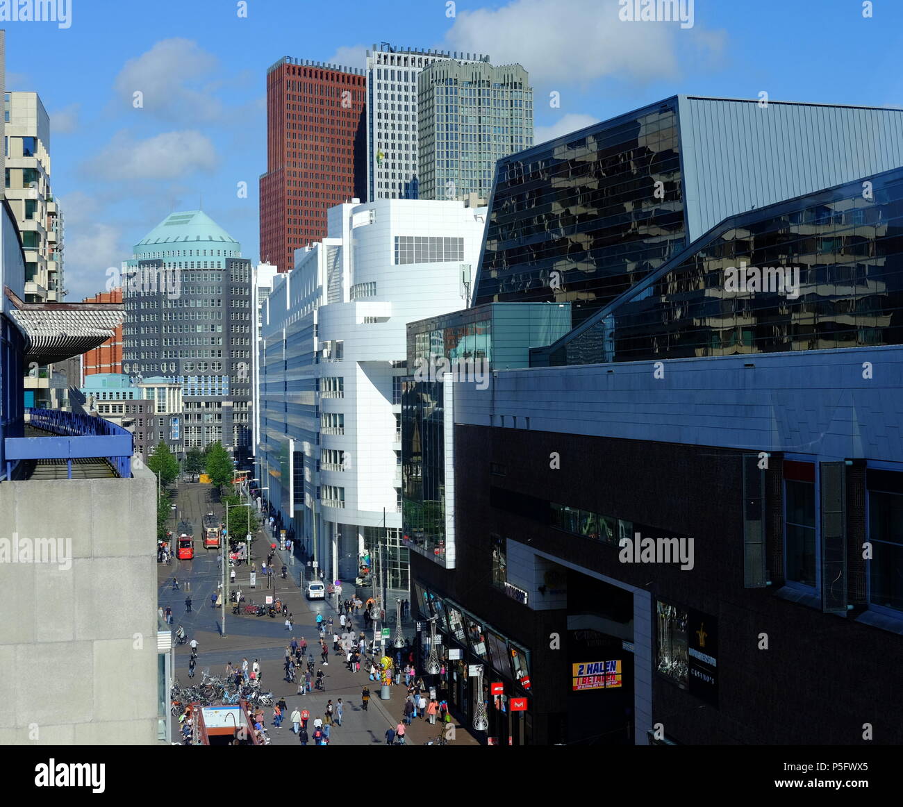 Downtown The Hague Den Haag Holland Netherlands Stock Photo - Alamy