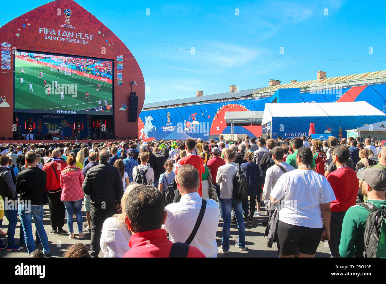 Fifa world cup fan zone hi-res stock photography and images - Alamy