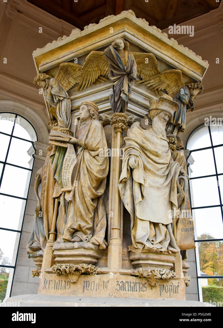 N/A. Nederlands: Claus Sluter (1350-1406) Mozesput Champmol Jeremia en ...