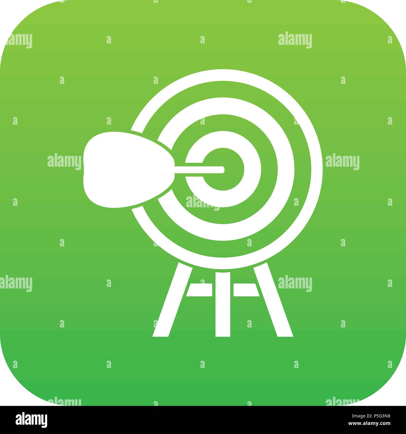 Target icon digital green Stock Vector Image & Art - Alamy